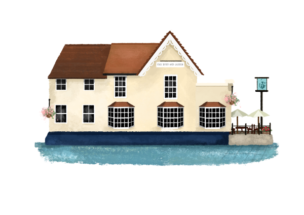 Maybush Inn – A beautiful waterfront pub at Waldringfield
