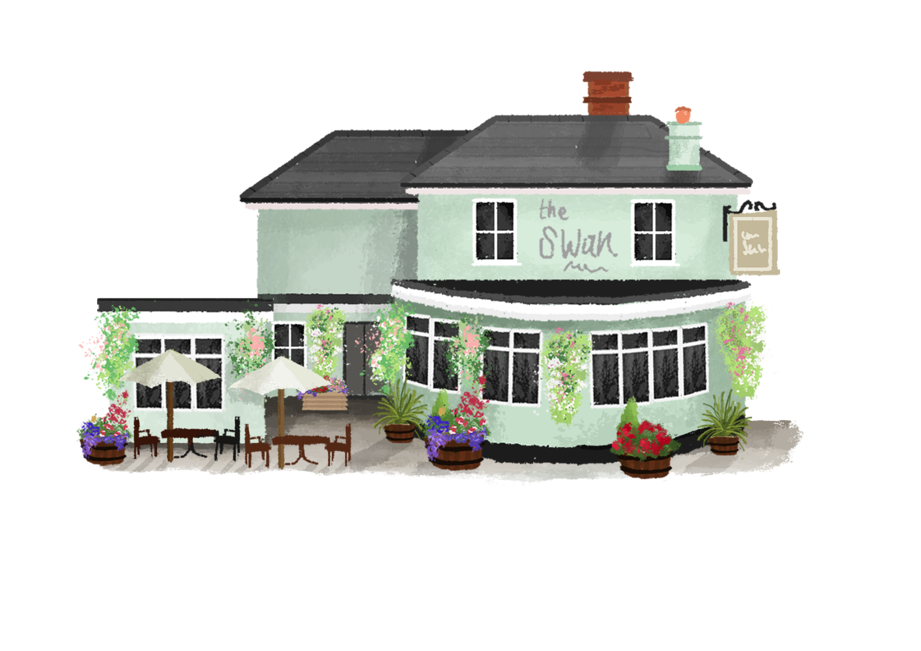 Location – Maybush Inn